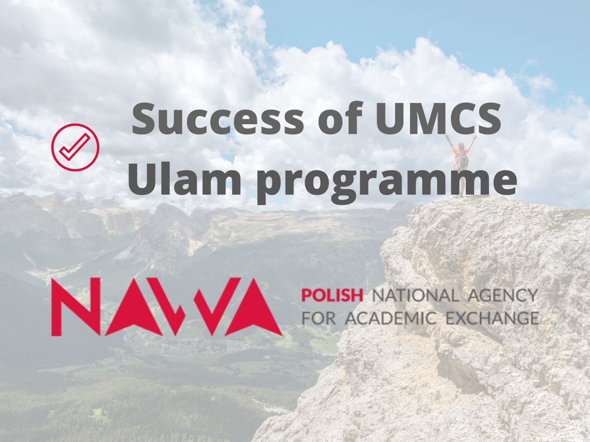 Projekty badawcze UMCS - Success of UMCS Ulam programme
